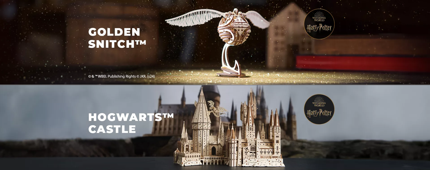 Entdecken Sie die Magie von Harry Potter mit neuen Modellen von UGEARS ...